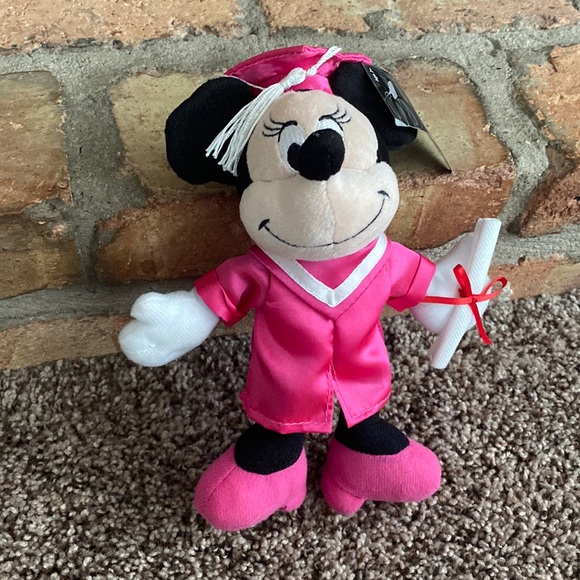 Disney | Toys | Nwt Disney Minnie Mouse Graduation Plush | Poshmark